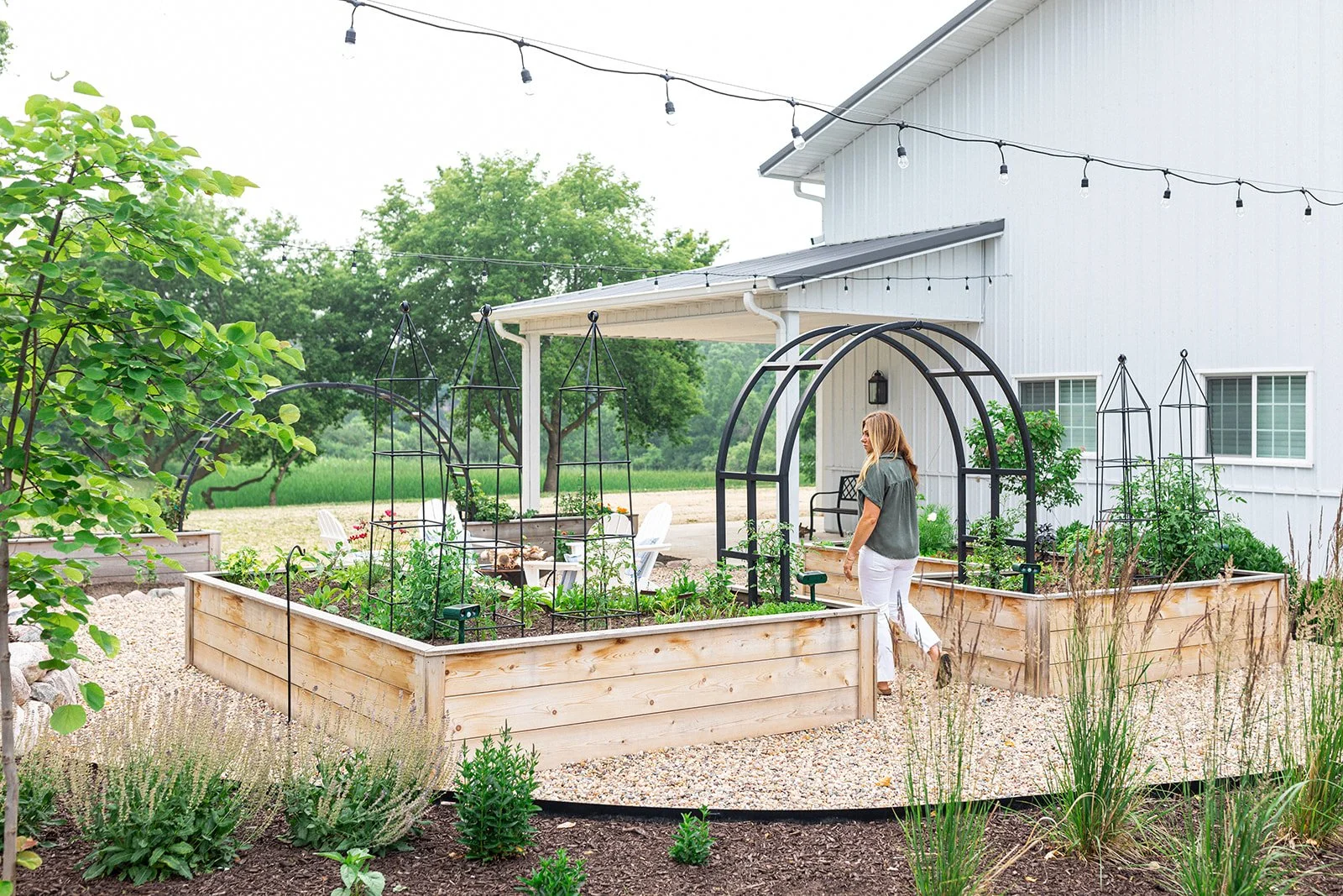 Custom Garden Design: Modern Farmhouse Kitchen Garden — Katie Oglesby ...