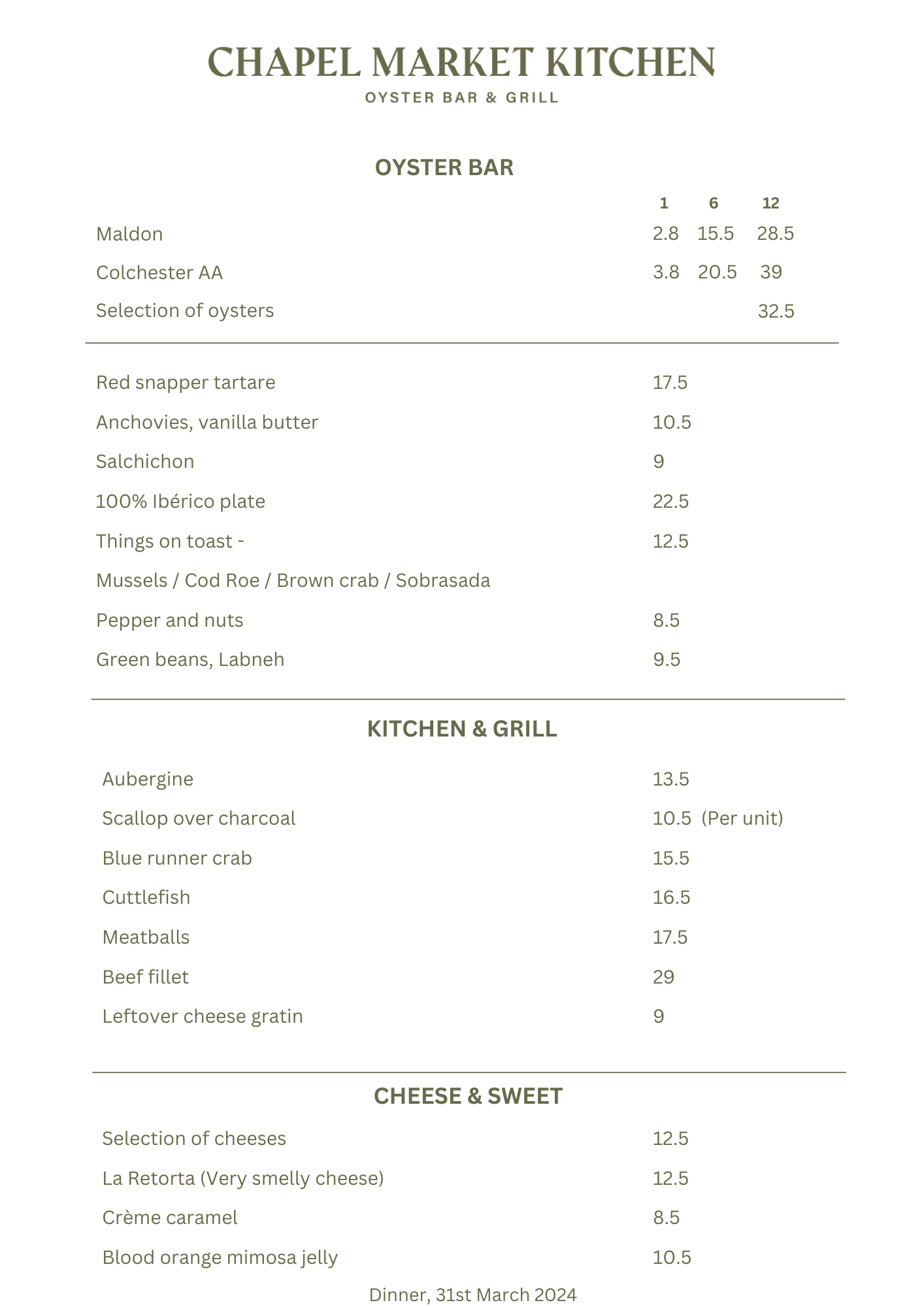 Menu — Chapel Market Kitchen
