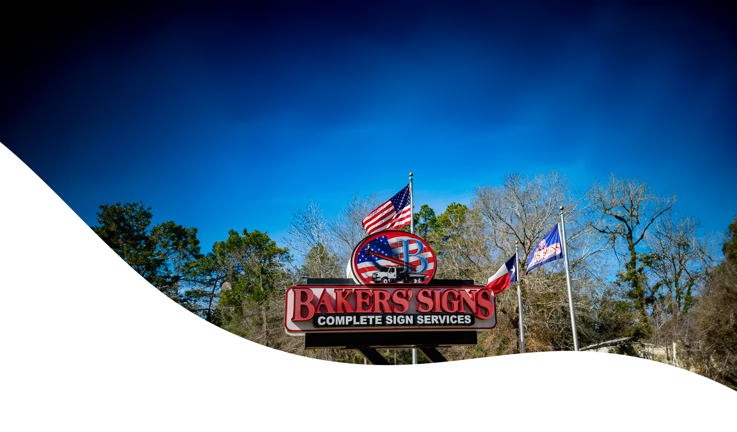 Houston, TX Custom Sign Services | Bakers' Signs — Bakers' Signs