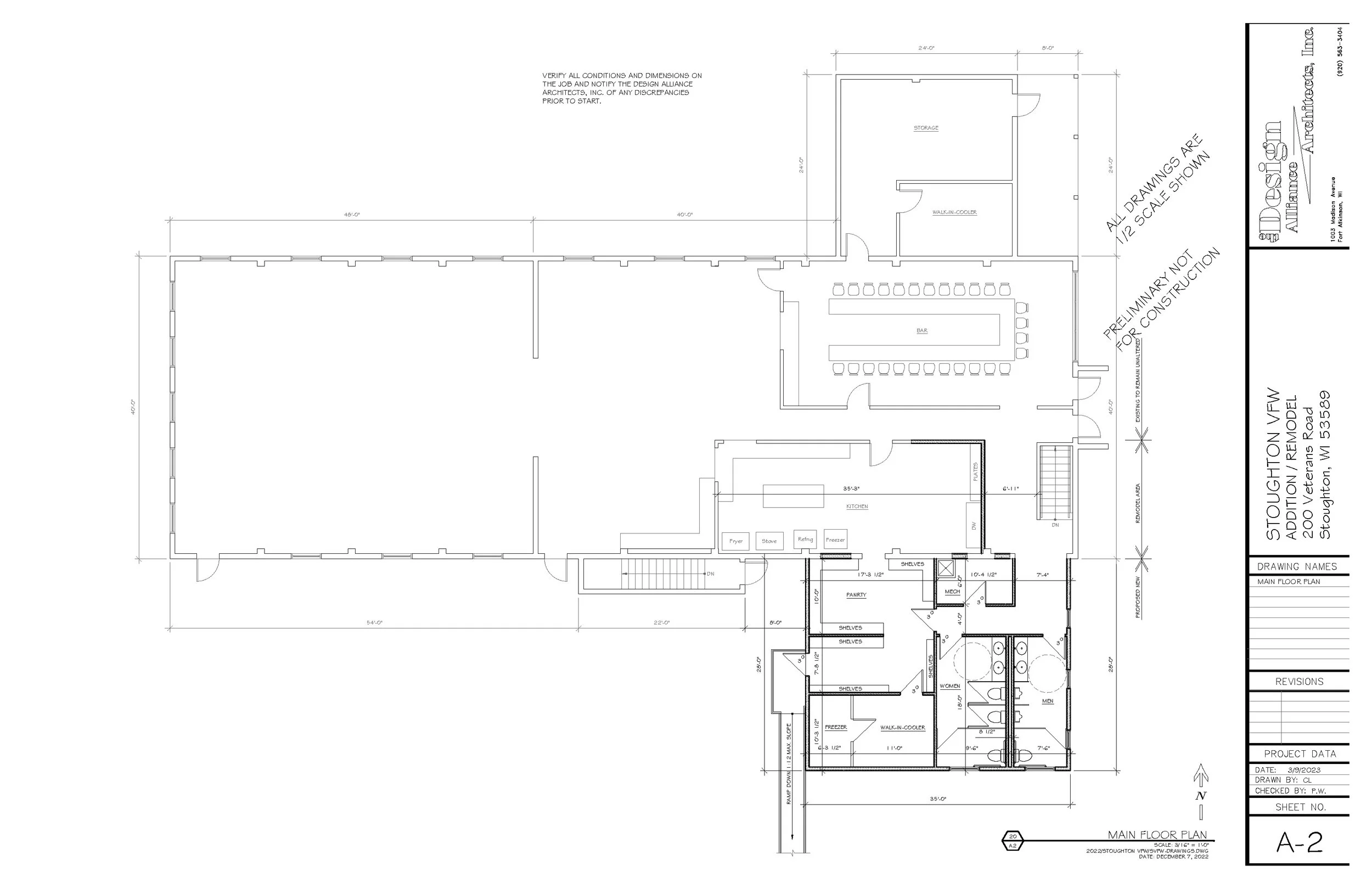 Expansion Project — Stoughton VFW Mother Post 328