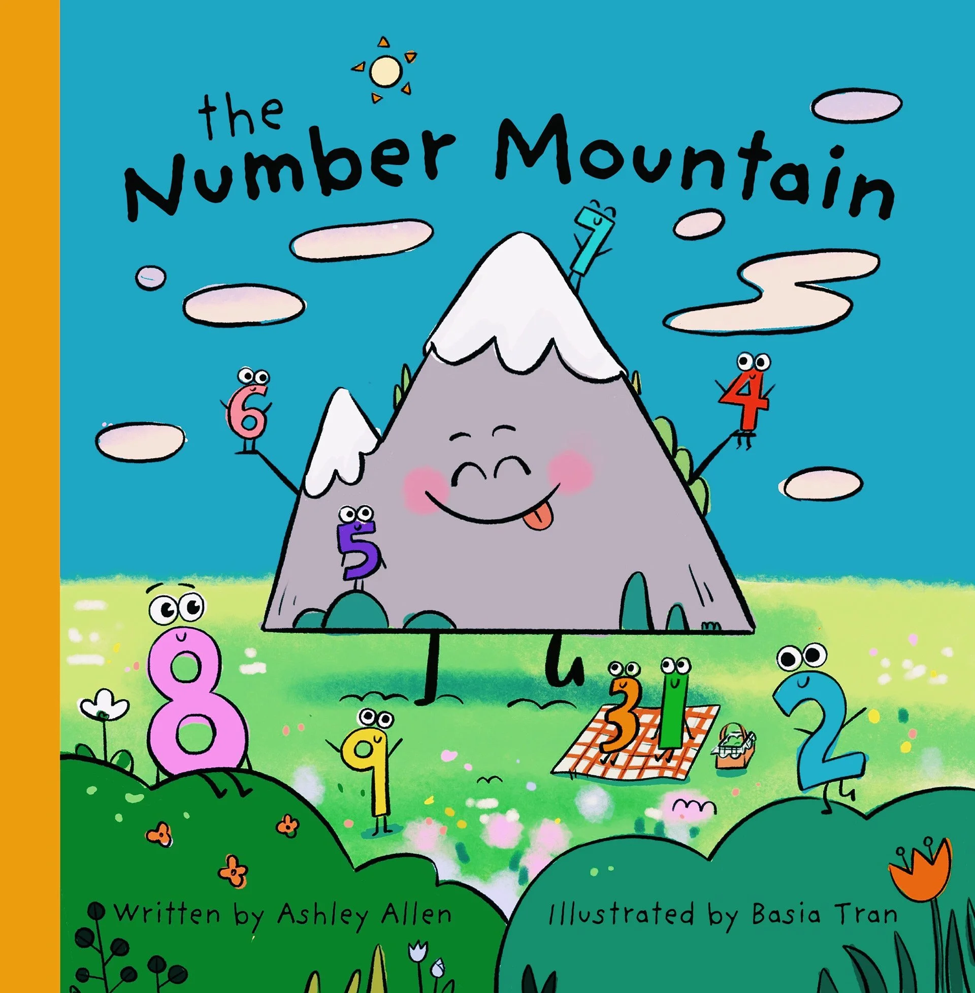 The Number Mountain — Basia Tran Illustration