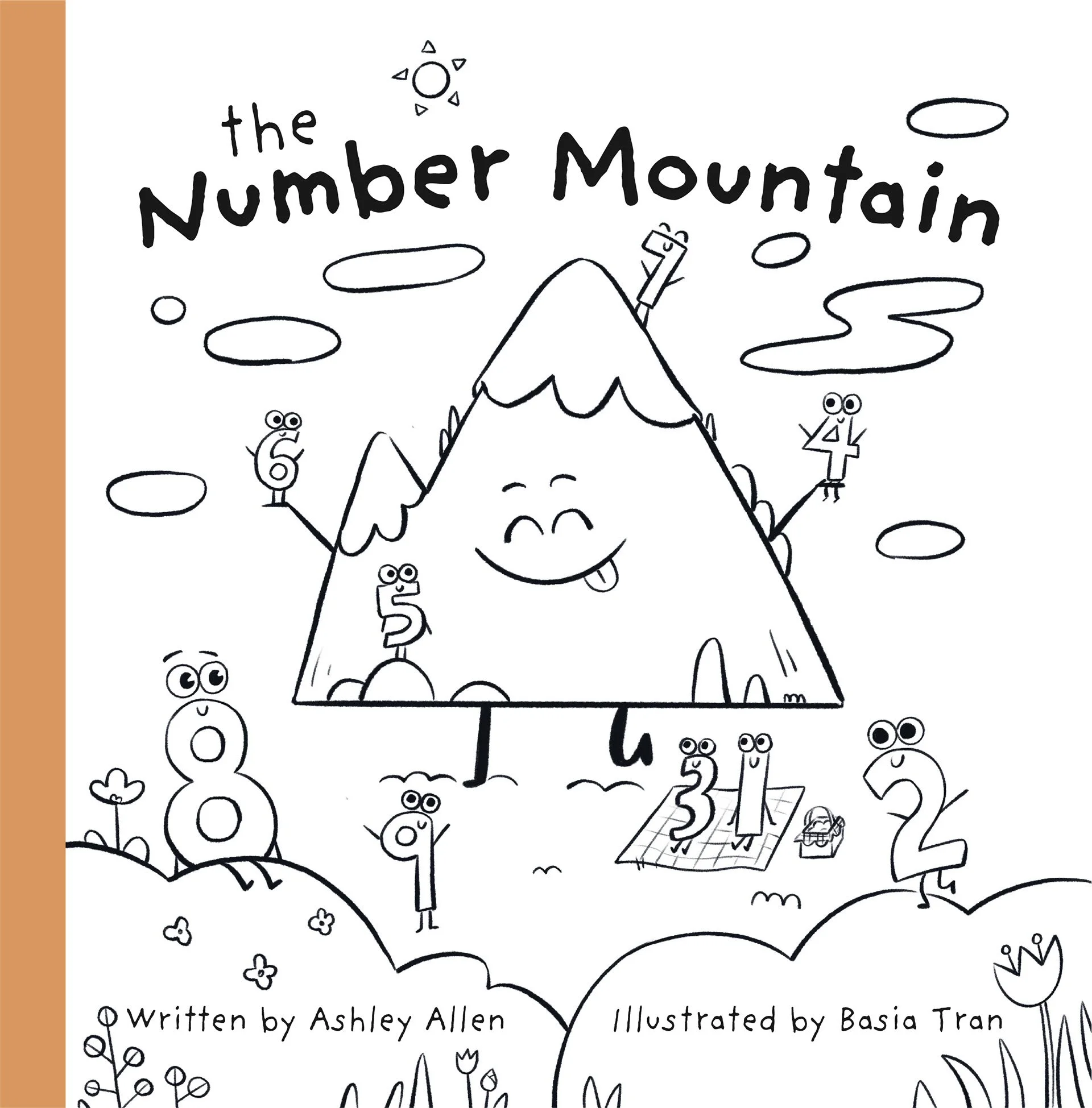 The Number Mountain — Basia Tran Illustration