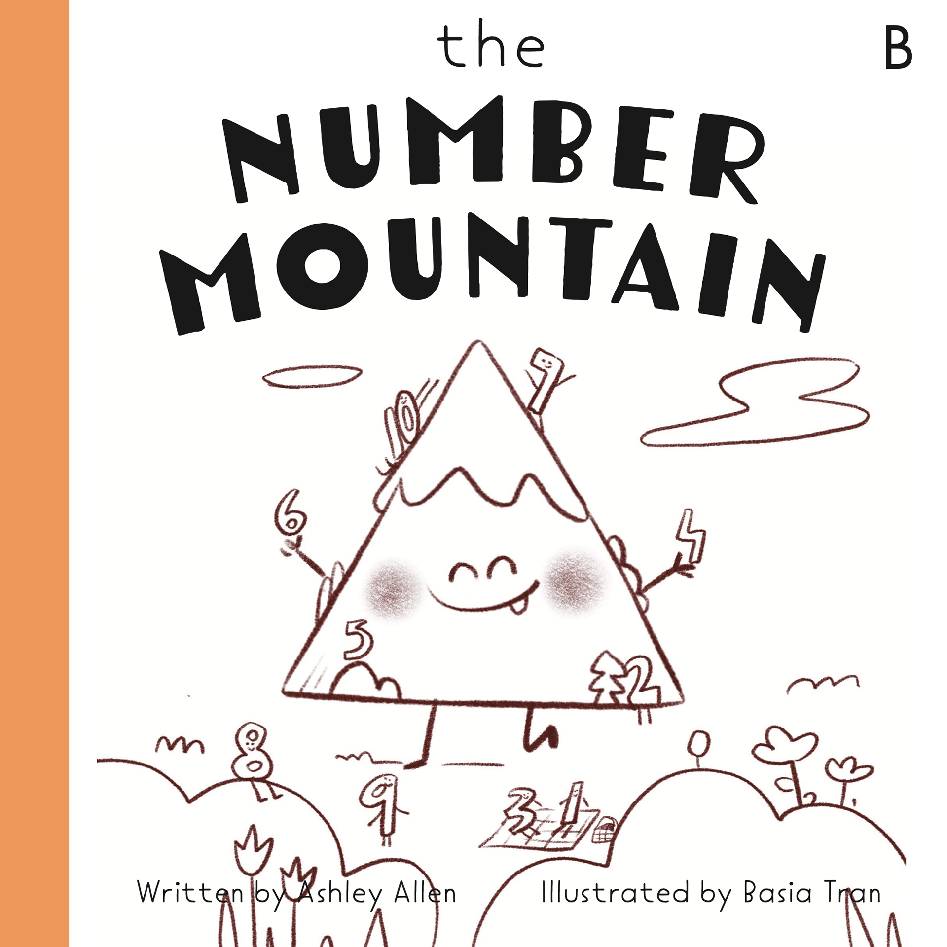 The Number Mountain — Basia Tran Illustration