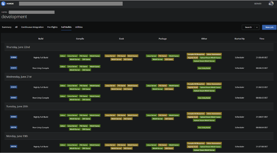Universal Foundry - Development Infrastructure for UnrealEngine 5