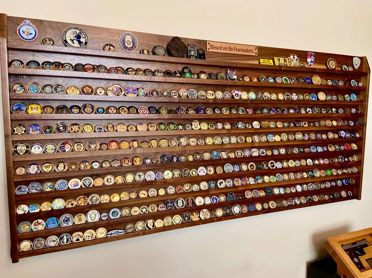 Wolfe Custom Challenge Coin Displays