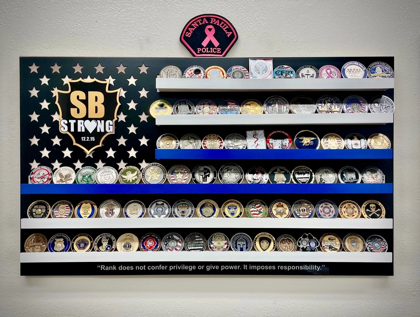 Wolfe Custom Challenge Coin Displays