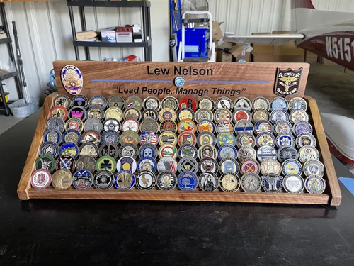 Wolfe Custom Challenge Coin Displays