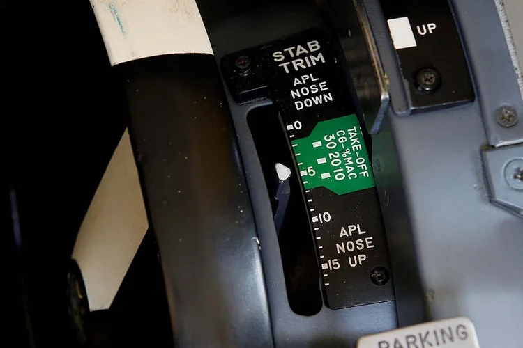 B737 Throttle Quadrant - Trim Wheels and Trim Indicator Tabs — Flaps 2 ...