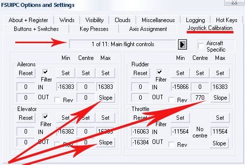 How To Calibrate Flight Controls in Flight Simulator Using FSX ...