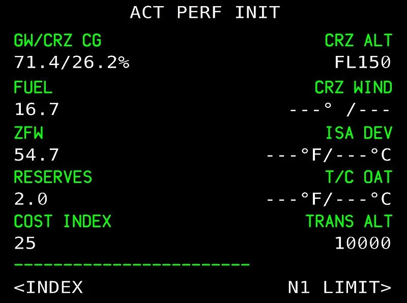 Cost Index (CI) Explained — Flaps 2 Approach - Boeing 737 Simulator project
