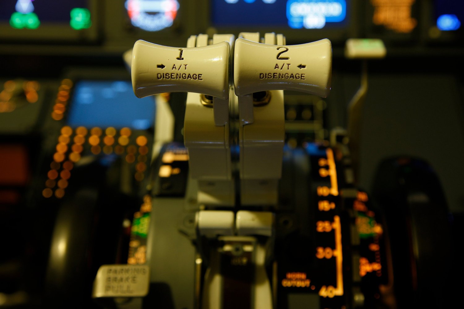 Throttle Quadrant — Flaps 2 Approach - Boeing 737 Simulator project