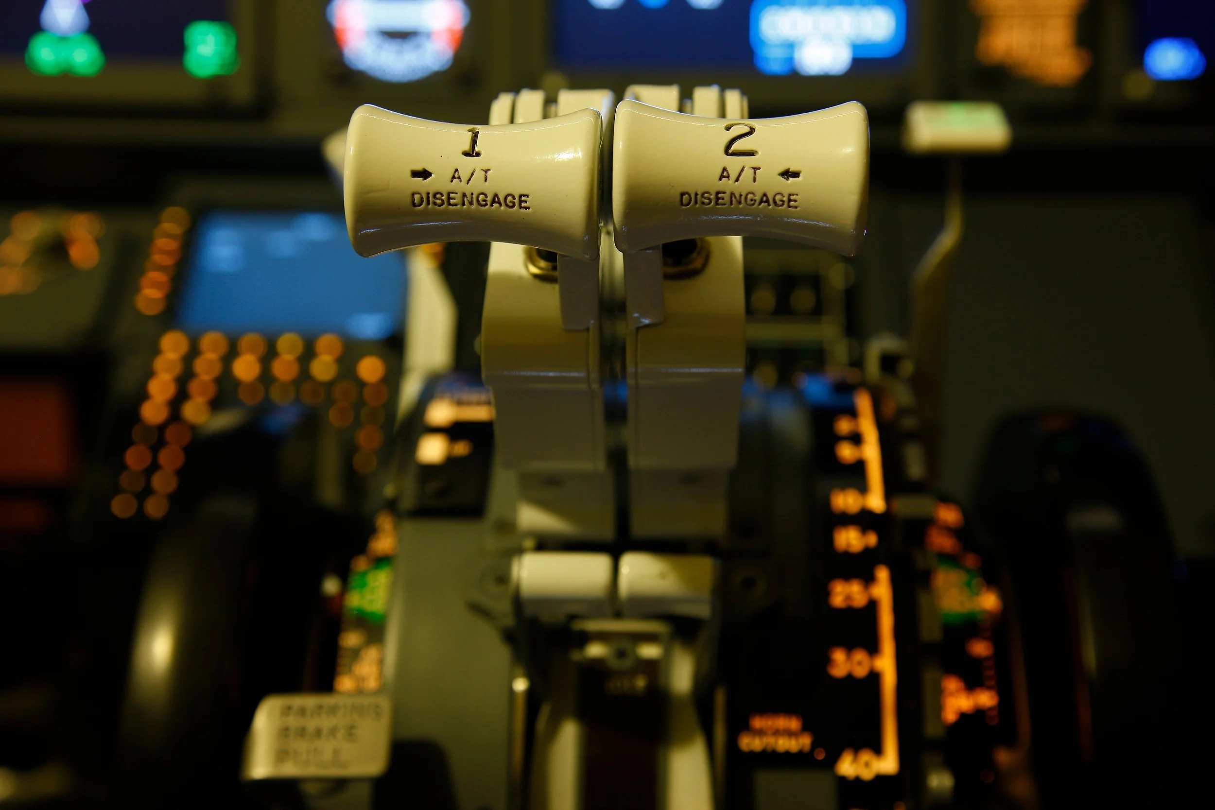 Throttle Quadrant — Flaps 2 Approach - Boeing 737 Simulator project