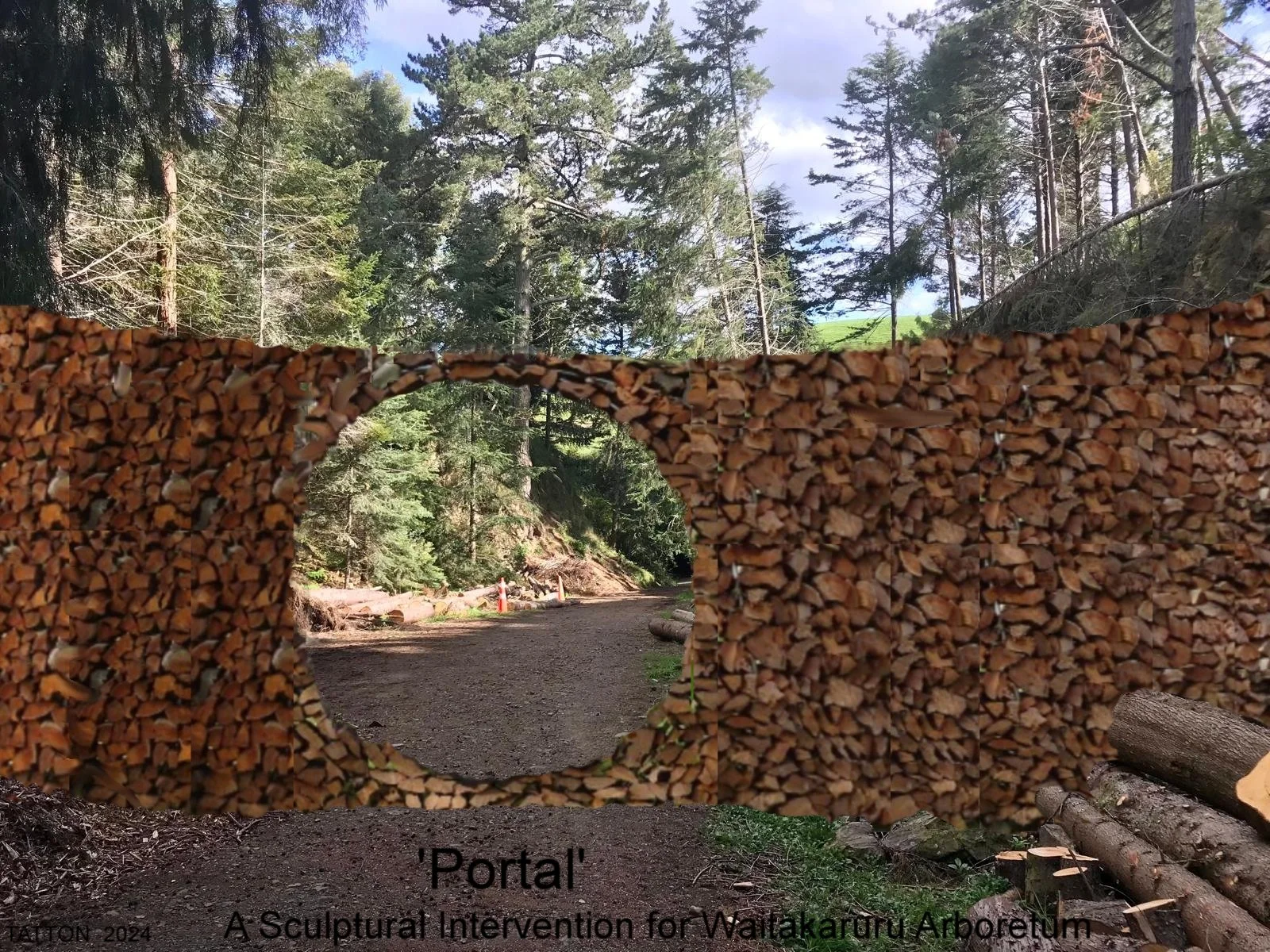 The Portal Project by Marcus Tatton — The Sculpture Park at Waitakaruru ...