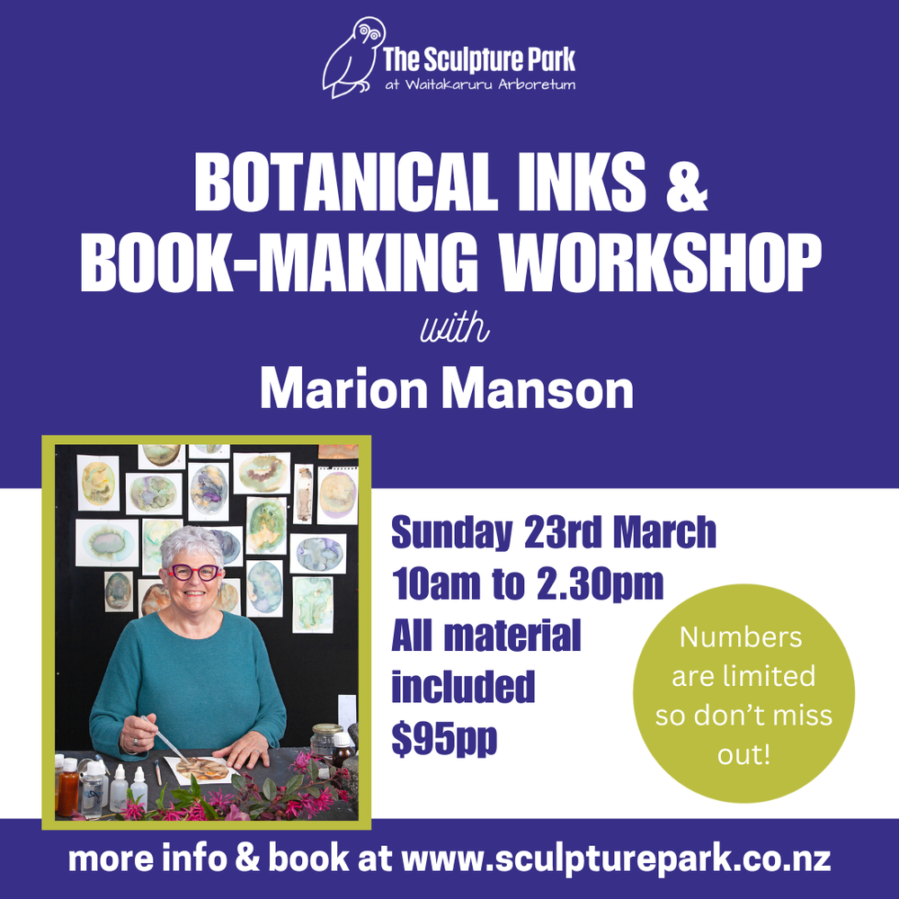 Workshops — The Sculpture Park at Waitakaruru Arboretum | Art-in-Nature ...