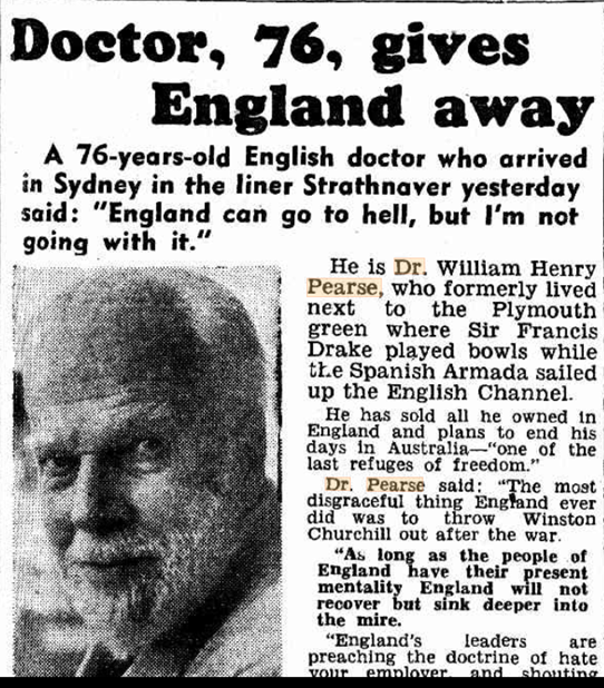 The story of Dr William Henry Pearse — BBM