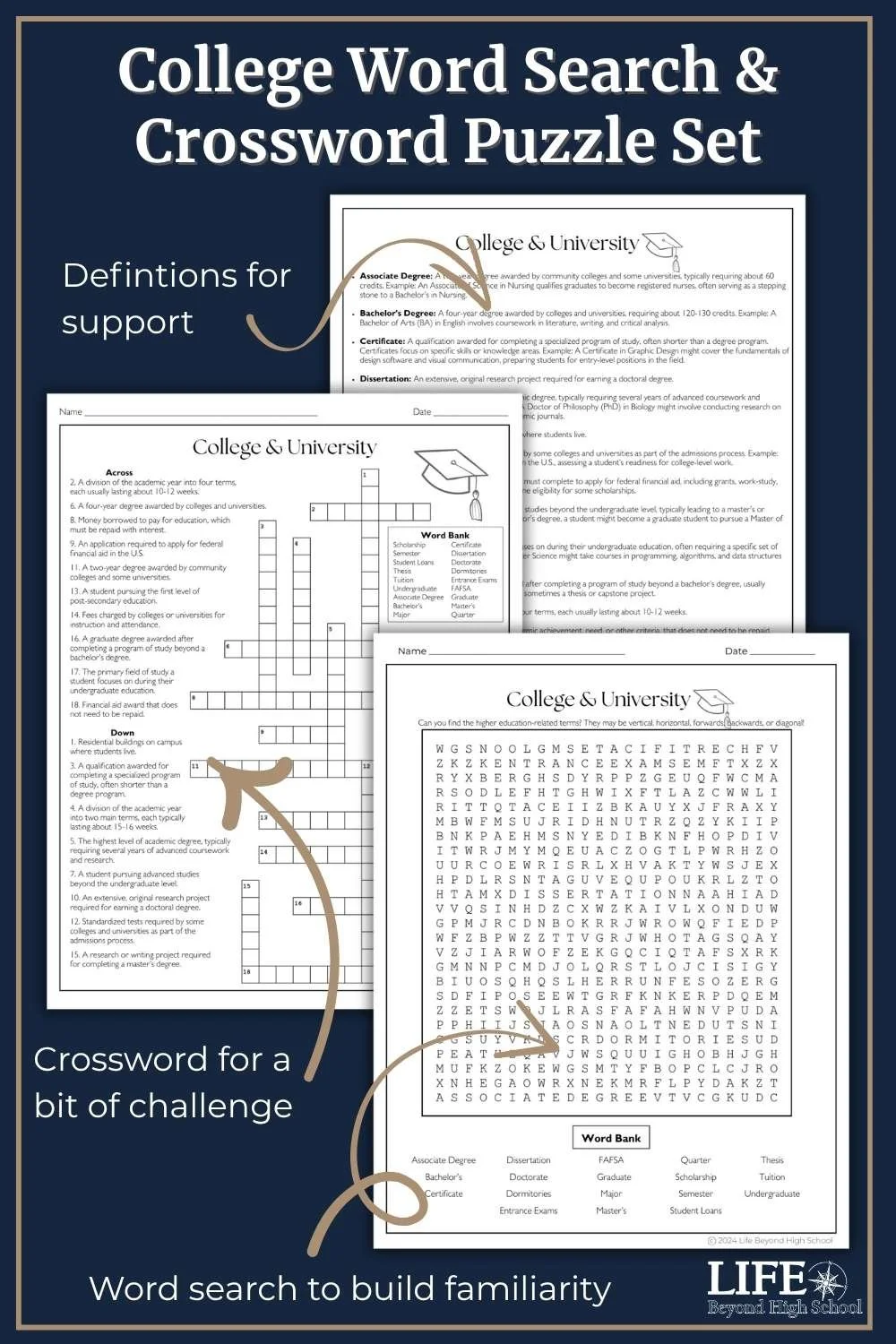 Benefits of Word Puzzles for High School & Adult Learners — Life Beyond ...
