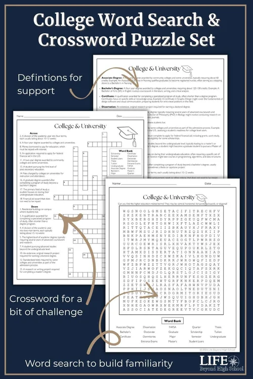 Benefits of Word Puzzles for High School & Adult Learners — Life Beyond ...