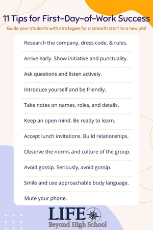 Tips for Starting a New Job — Life Beyond High School