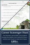 Career Exploration Scavenger Hunt — Life Beyond High School