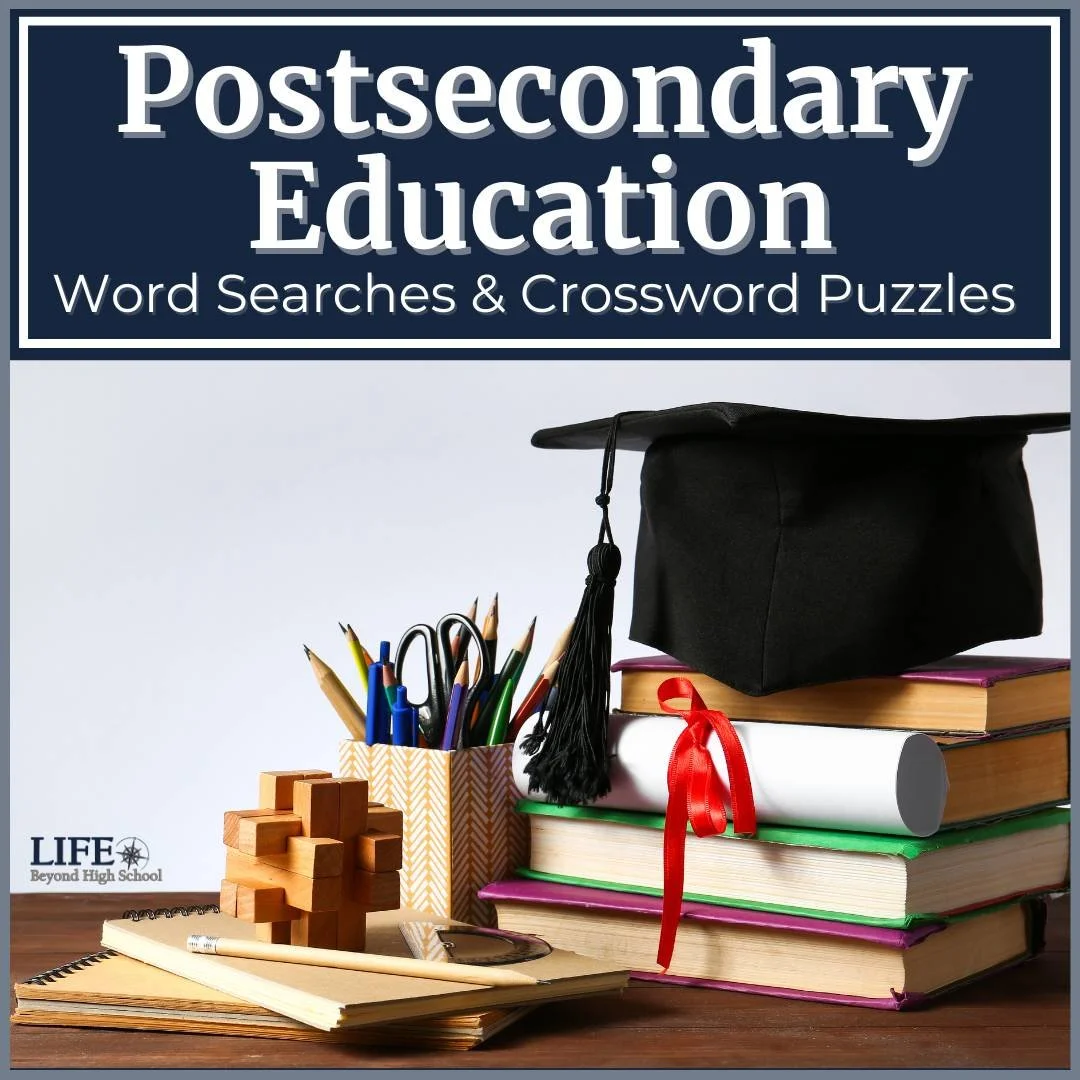 Employment Vocabulary Puzzles — Life Beyond High School
