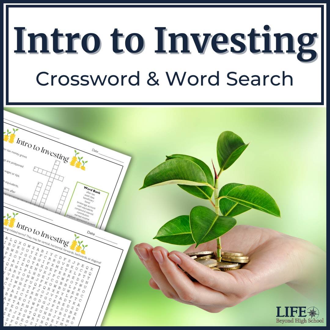 Financial Literacy Word Search and Crossword Puzzle Sets — Life Beyond ...
