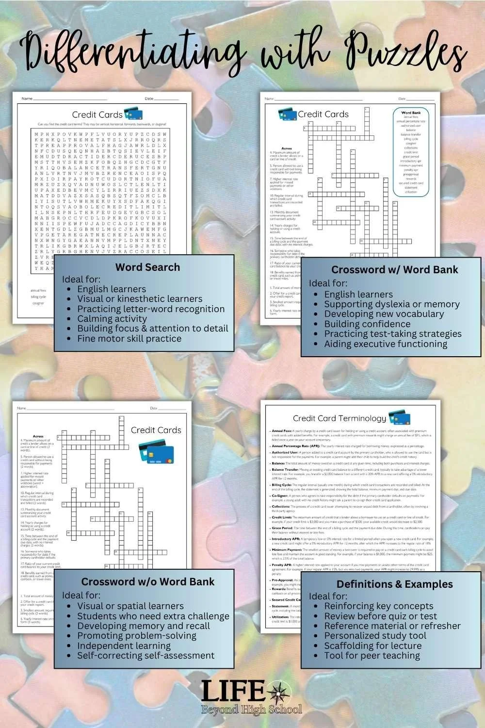 Benefits of Word Searches & Crosswords — Life Beyond High School