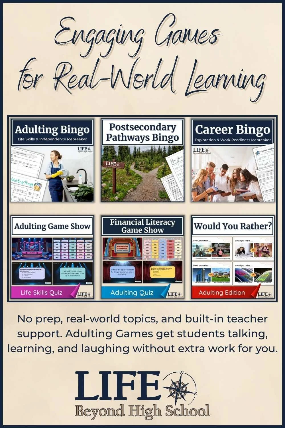 Adulting Classroom Games — Life Beyond High School