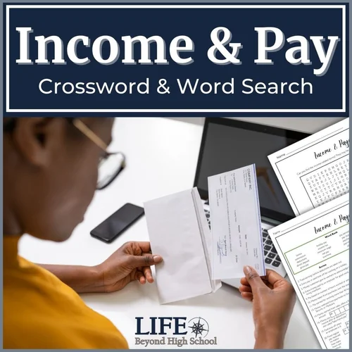 Financial Literacy Word Search and Crossword Puzzle Sets — Life Beyond ...