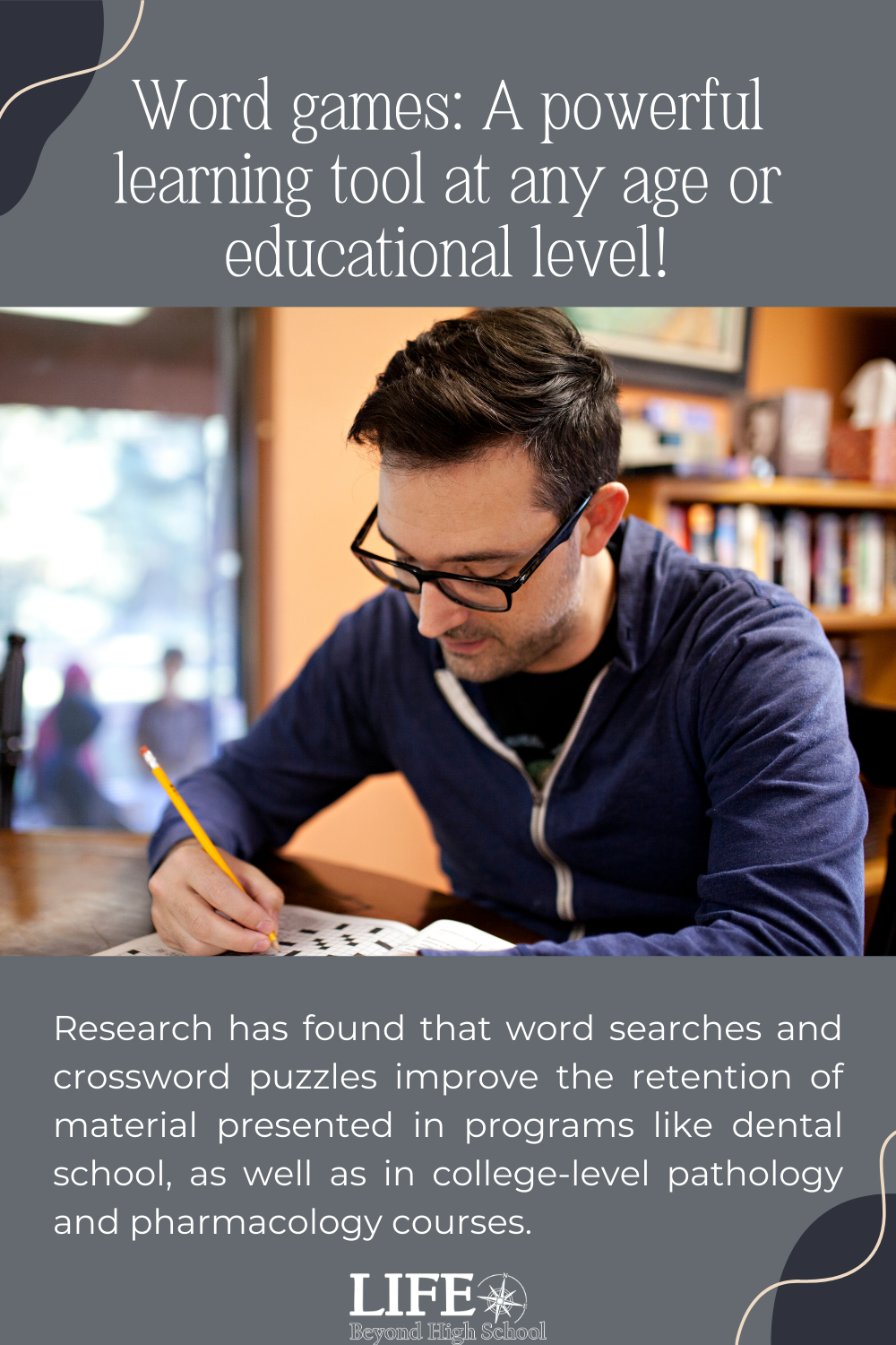 Word Puzzles Benefit Adult Learners — Life Beyond High School