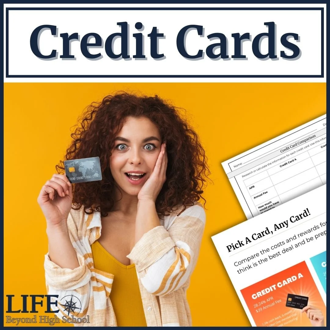 Credit & Credit Cards Lesson — Life Beyond High School