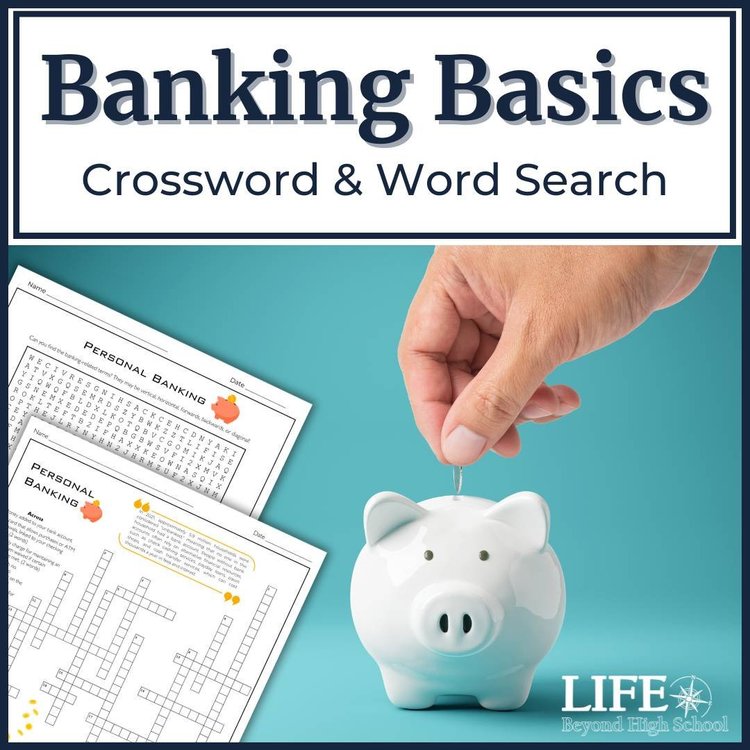 Financial Literacy Word Search and Crossword Puzzle Sets — Life Beyond ...