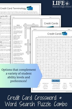 Creating Credit-Savvy Students — Life Beyond High School
