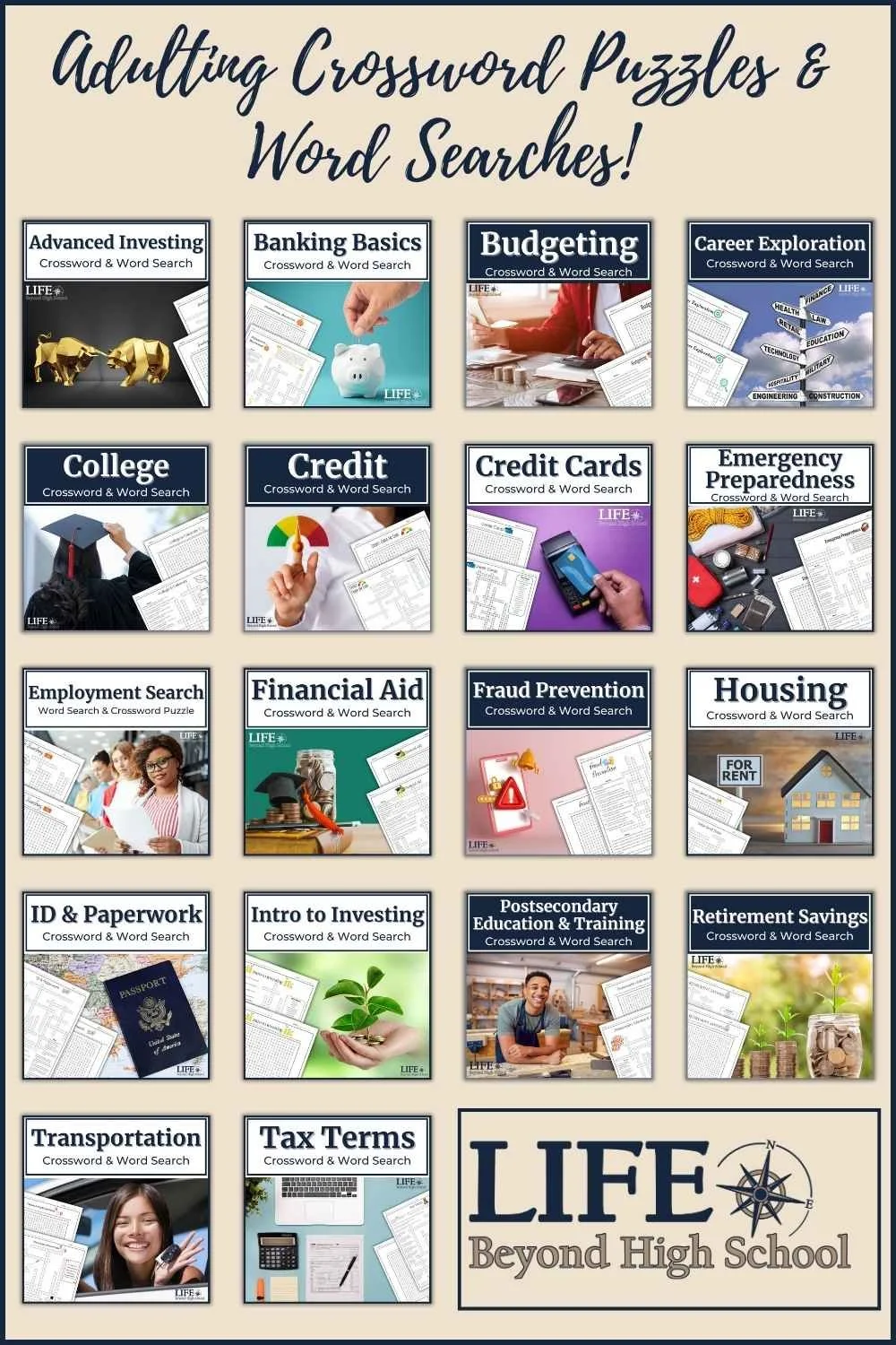 Benefits of Word Searches & Crosswords — Life Beyond High School