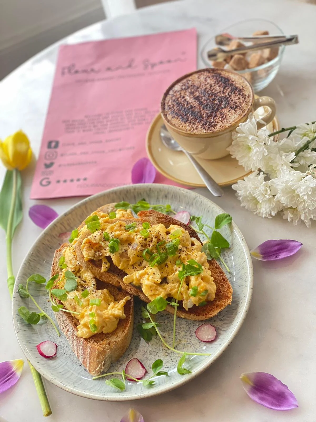 Main Menu — Flour and Spoon