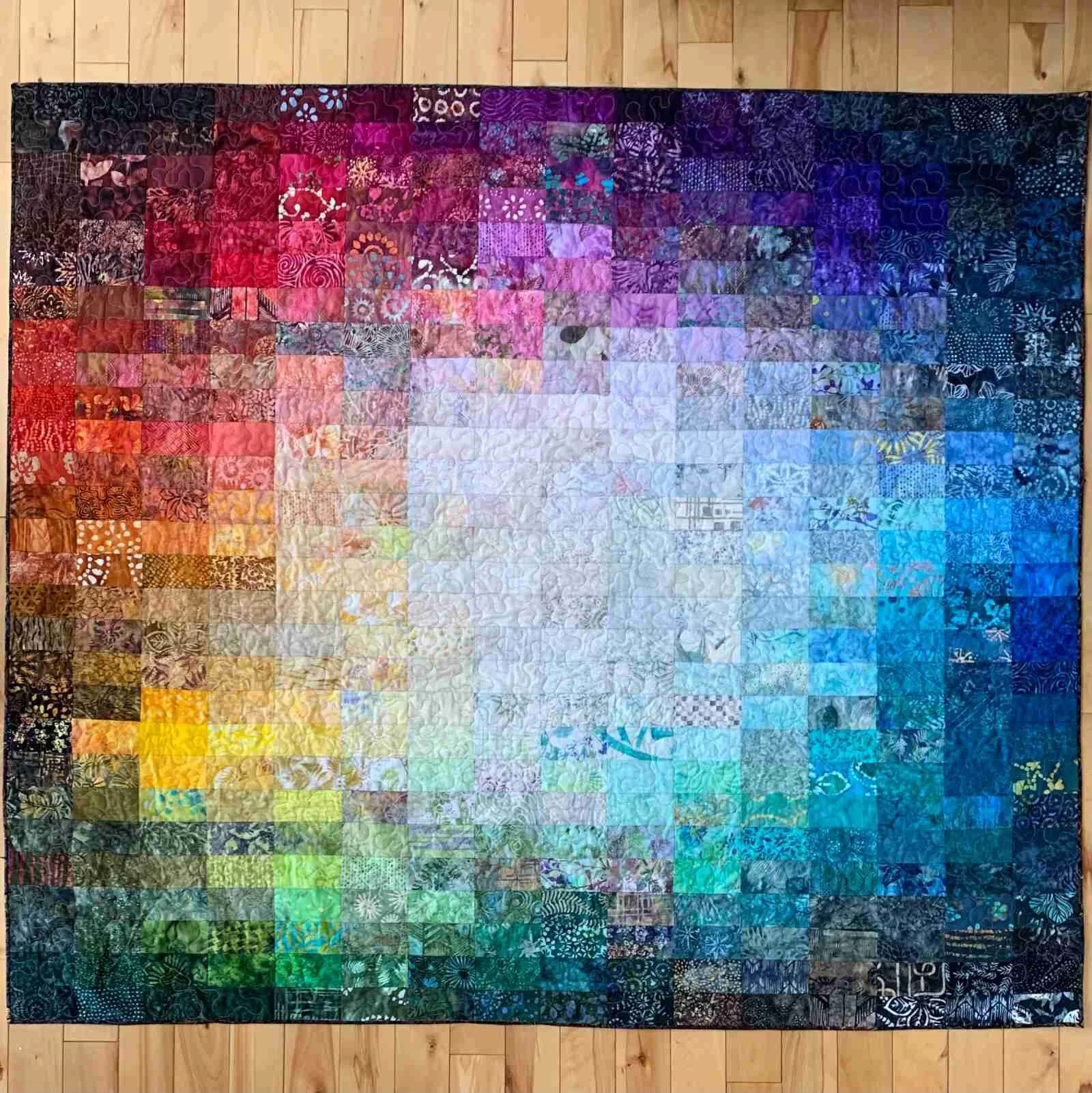 Custom made Quilts using a color wash aesthetic — Broadway Quilting