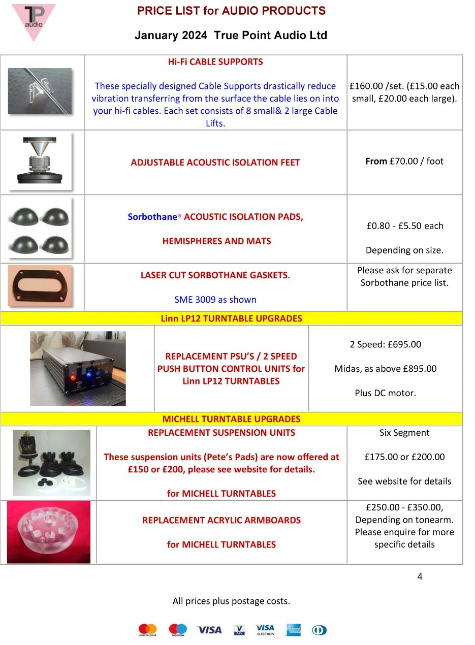 Pricing — True Point Audio