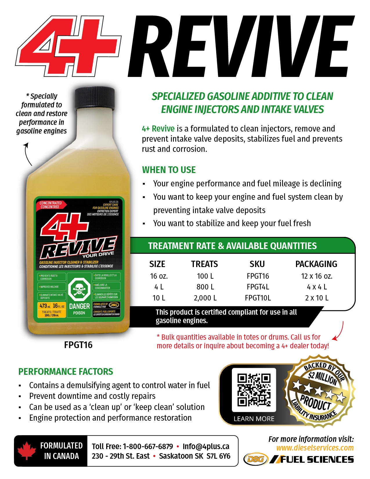 4+ Super Clean, Arctic, Premium Polar Max, Injector Cleaner lubricator, anti-Gel- DSG 4 Plus ...