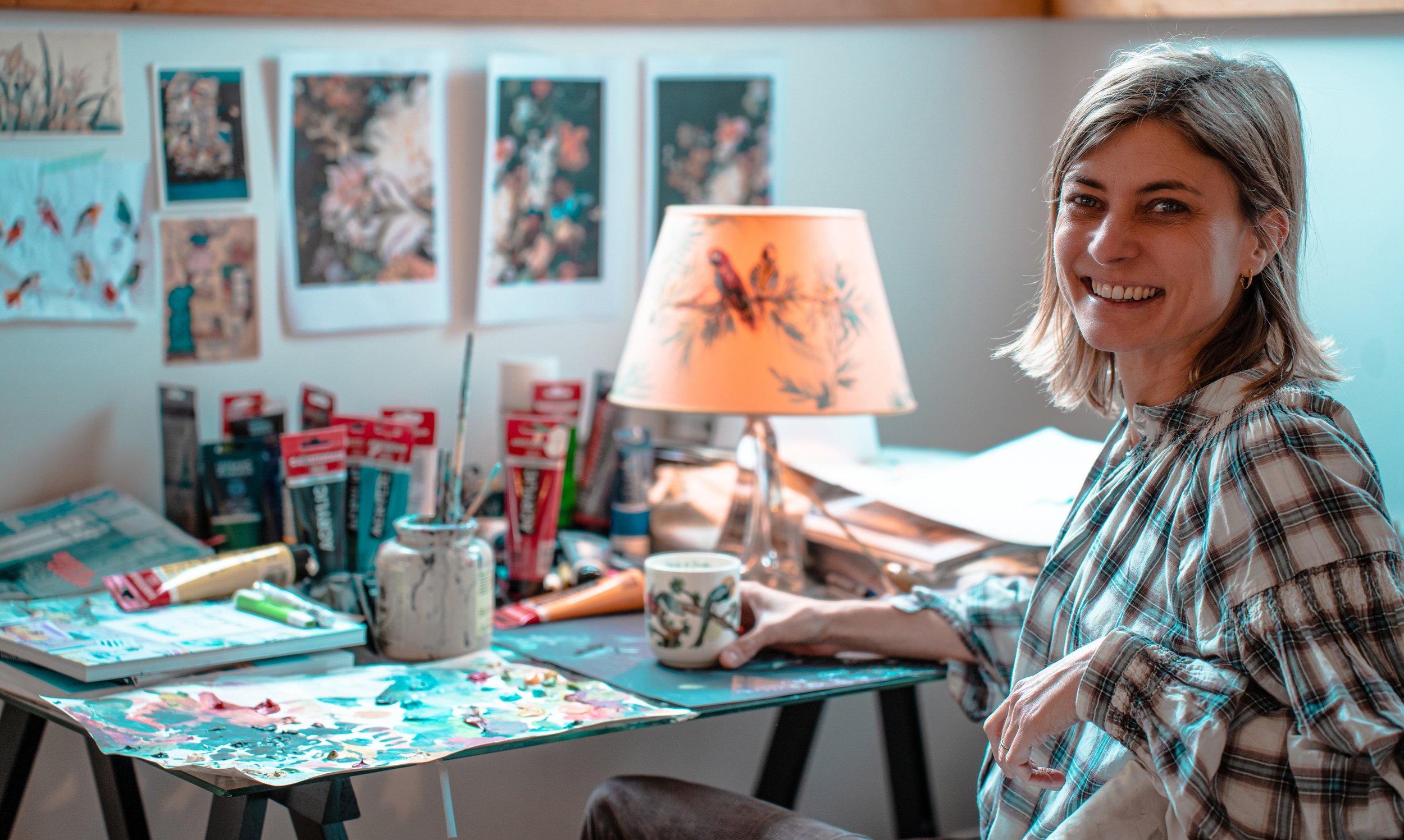 Ophélie de Pimodan, peintre sur textile pour la décoration — Ophélie de ...