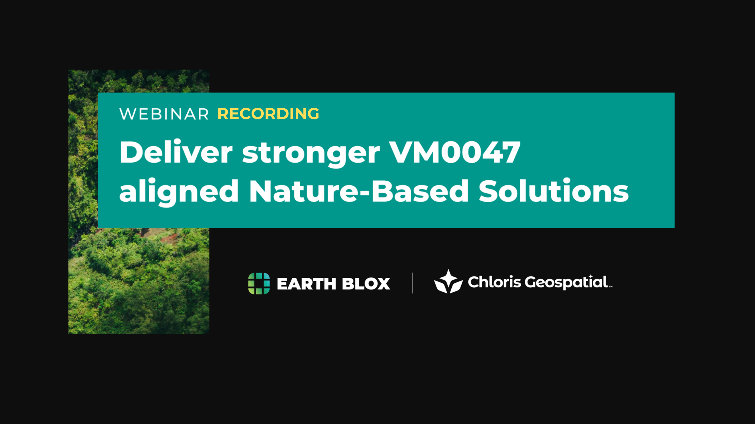 Webinar recording: Deliver stronger VM0047-aligned Nature-Based ...