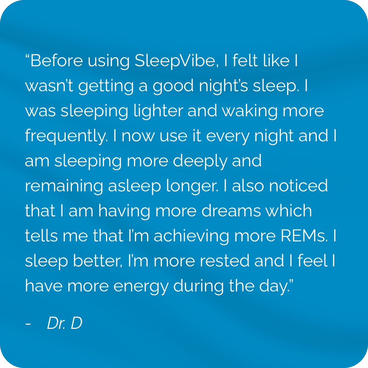 Sleep Vibe - Sleep Aids Machine For Insomnia, Sleep Beats Device | Non ...