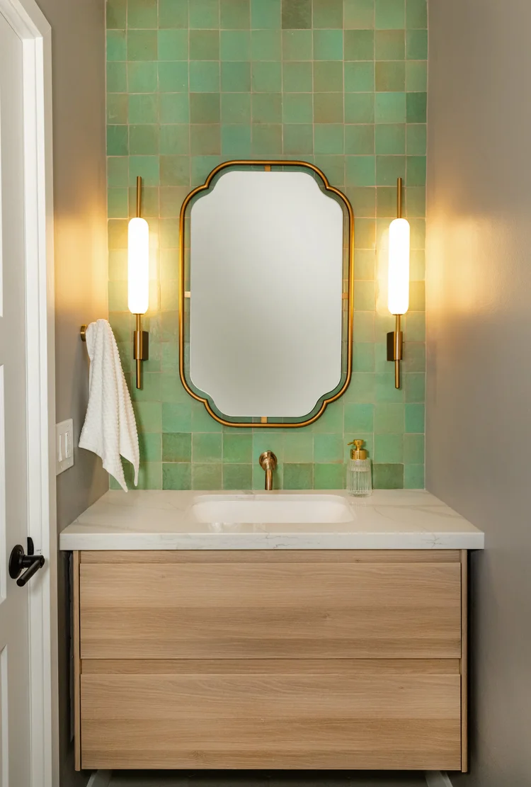 Styling Your Powder Room Around Green Zellige Tile — RAVENHOUSE DESIGN