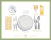 Place Settings & Buffet Layouts — Mary Hollis Huddleston