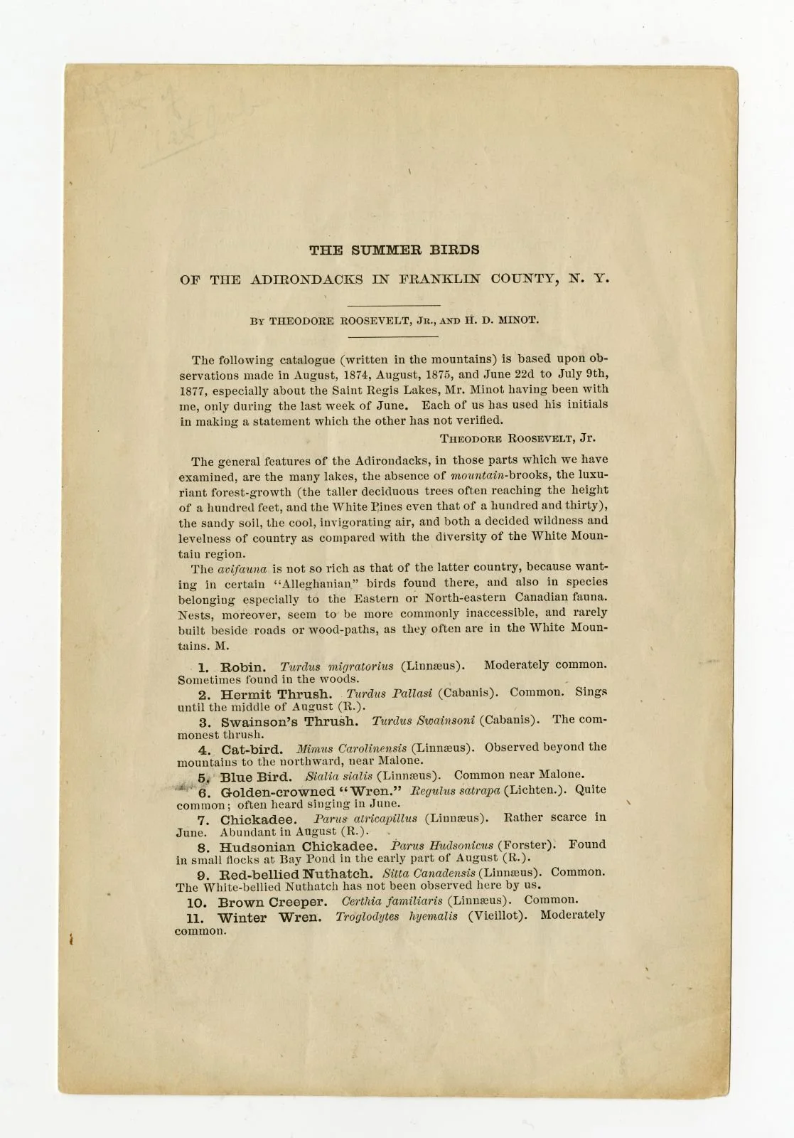 TR Timeline — Theodore Roosevelt Presidential Library