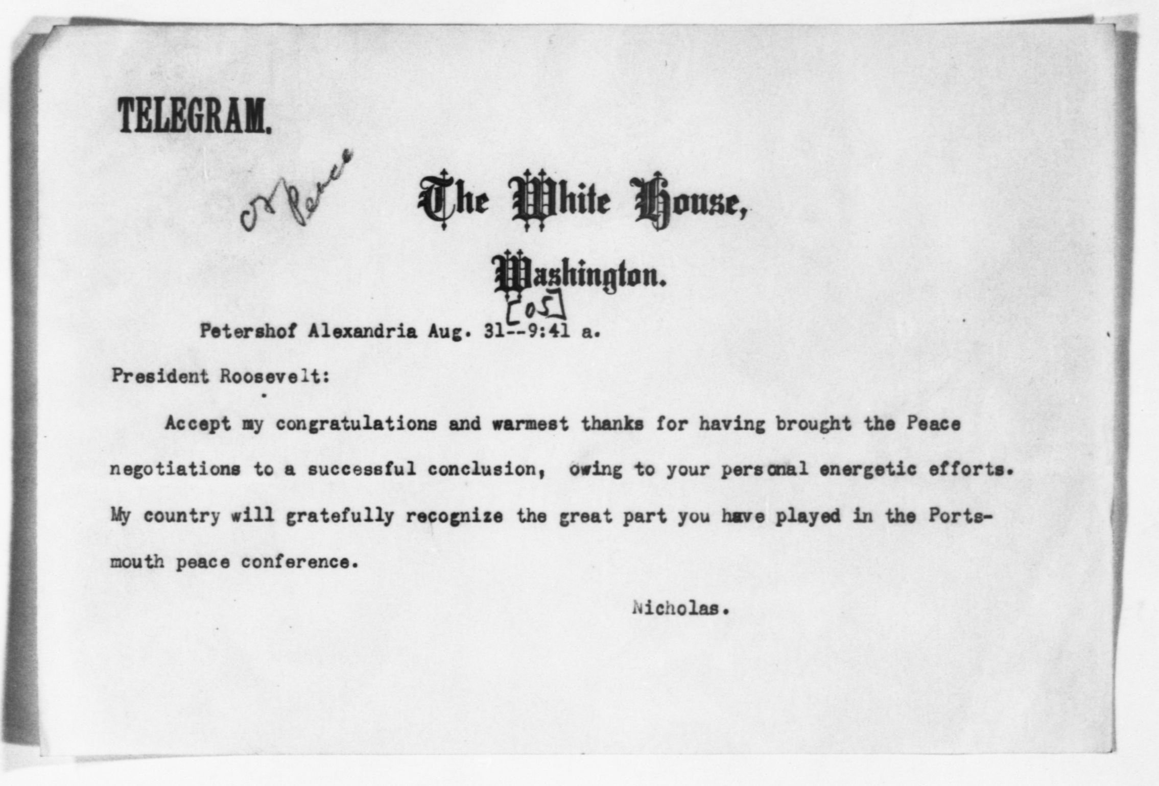 Presidency Timeline — Theodore Roosevelt Presidential Library