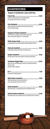 Menu — Fieldhouse American Sports Pub