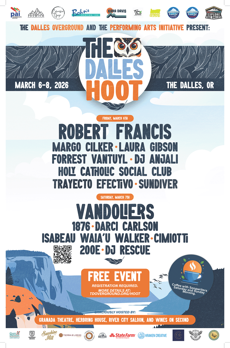 Hoot — The Dalles Overground