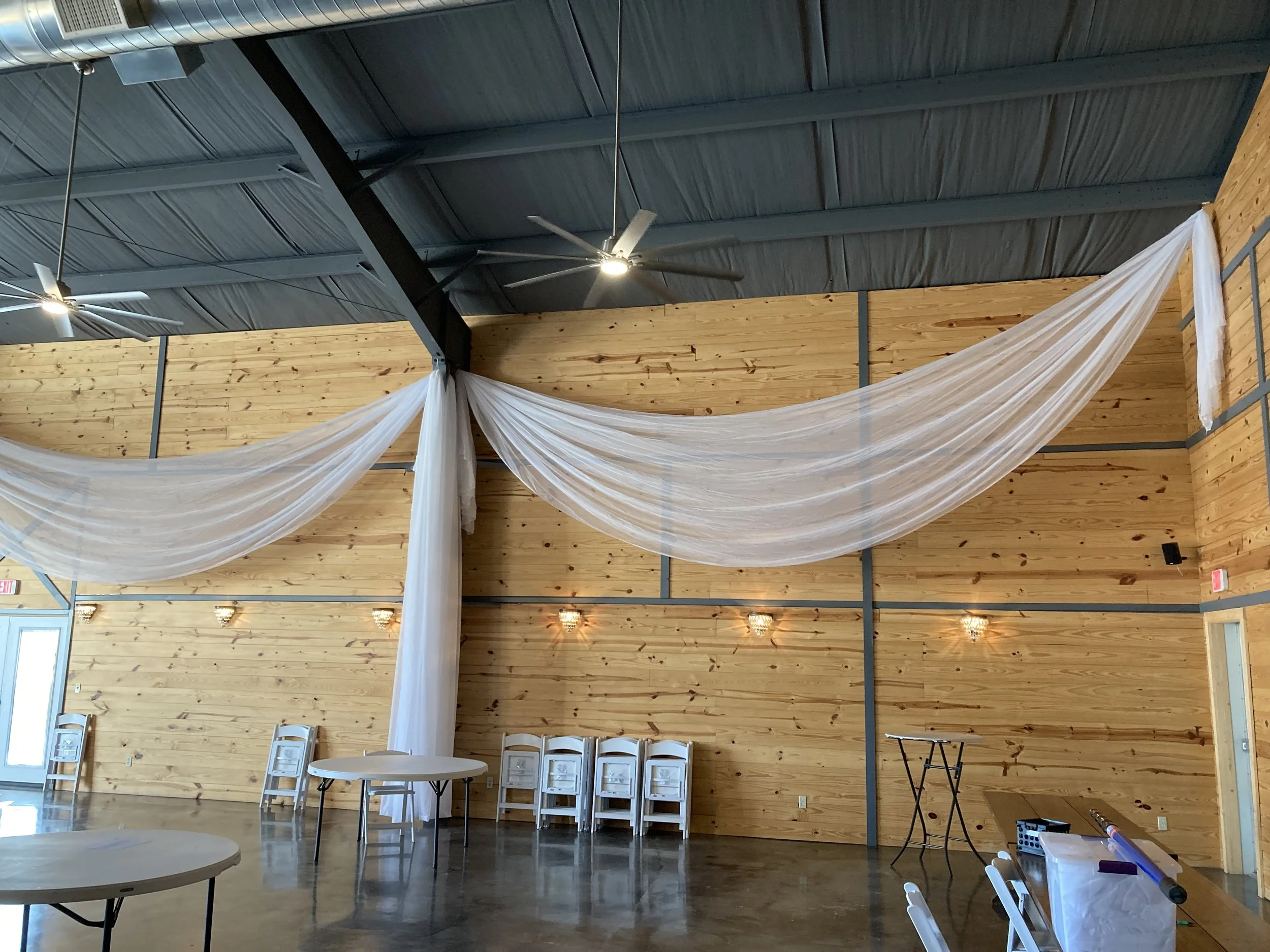Steel Barn Event Center — Soft Touch Draping