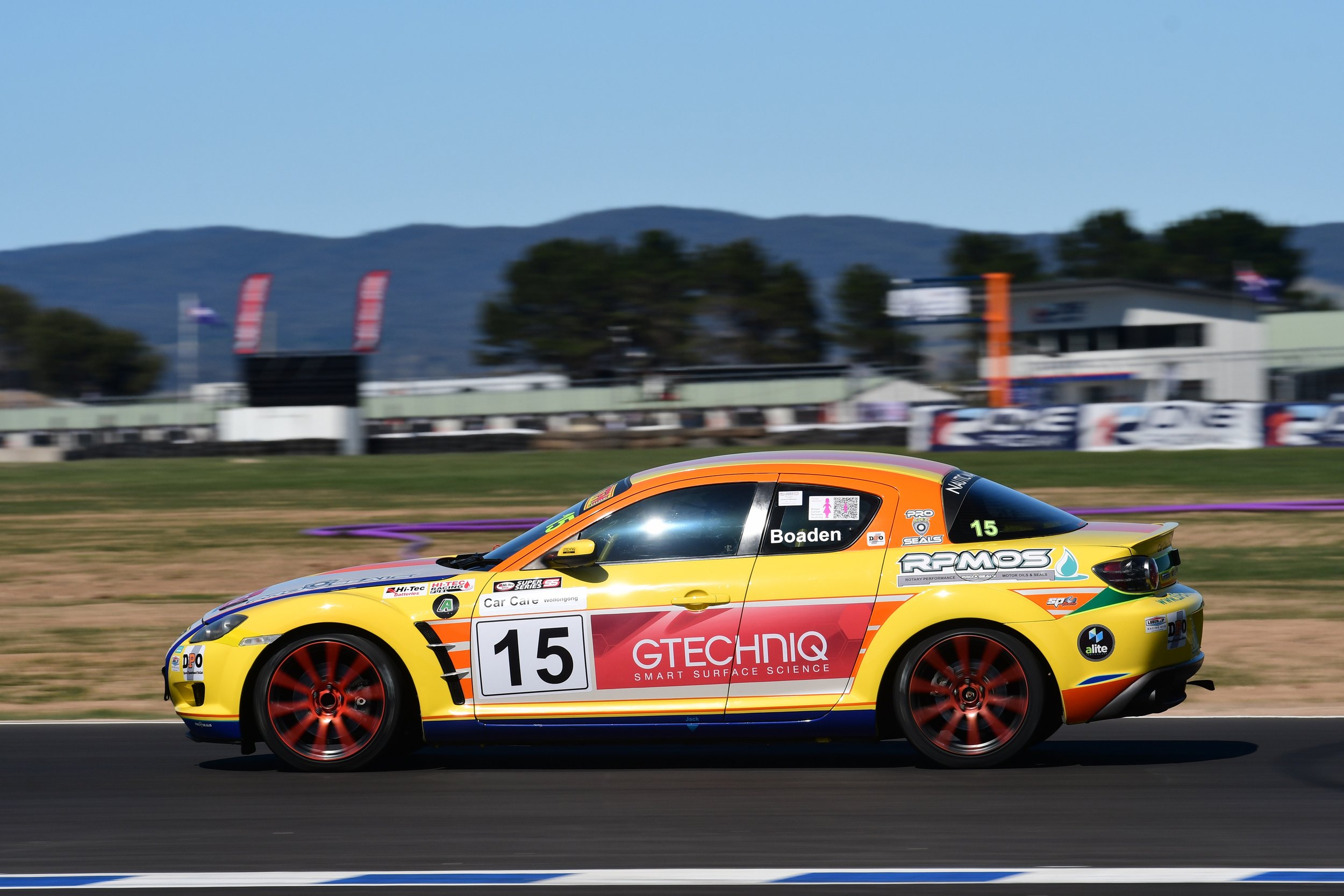 Super Series One Raceway Wrap — Hi-Tec Oils Super Series