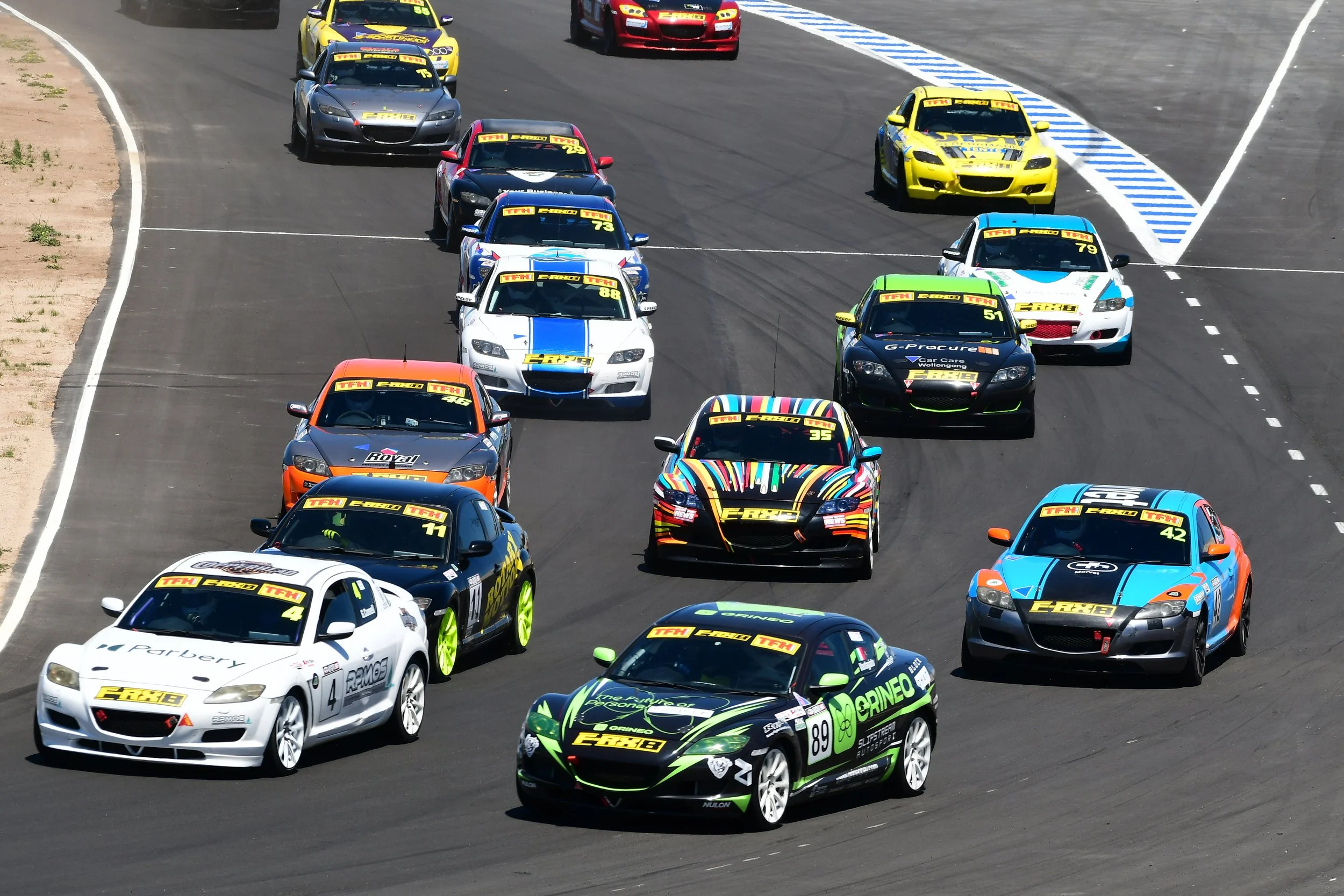 Super Series One Raceway Wrap — Hi-Tec Oils Super Series