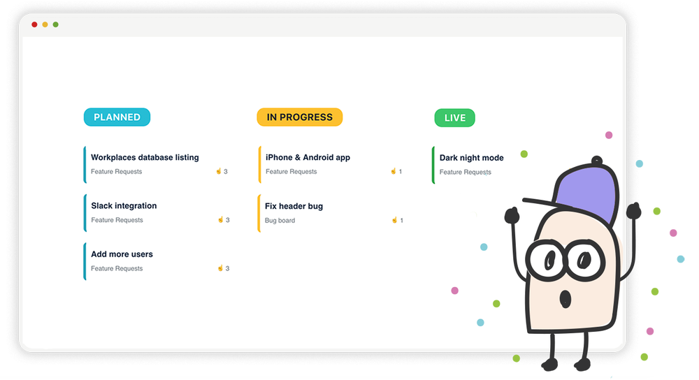 User feedback software - Upvoty